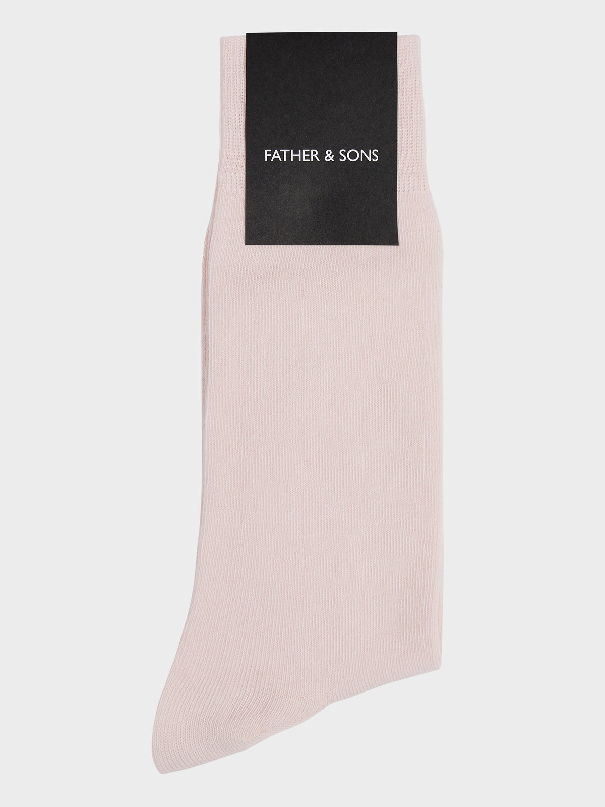 Chaussettes en coton bio mélangé rose Father & Sons